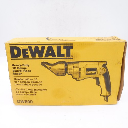 DEWALT DW890 18 Gauge Swivel Head Shear for sale online | eBay