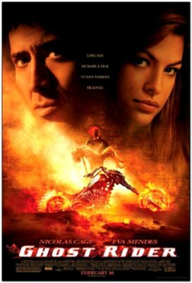 GHOST RIDER - 2007 original 27x40 REG Movie Poster - NICOLAS CAGE, EVA ...