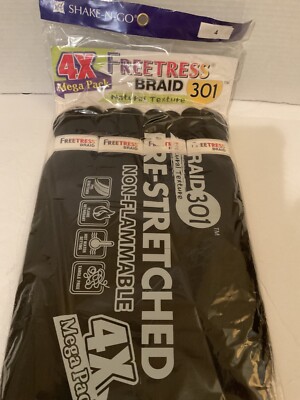 FREETRESS BRAID - 301. COLOR #4 - 4X MEGA PACK | eBay