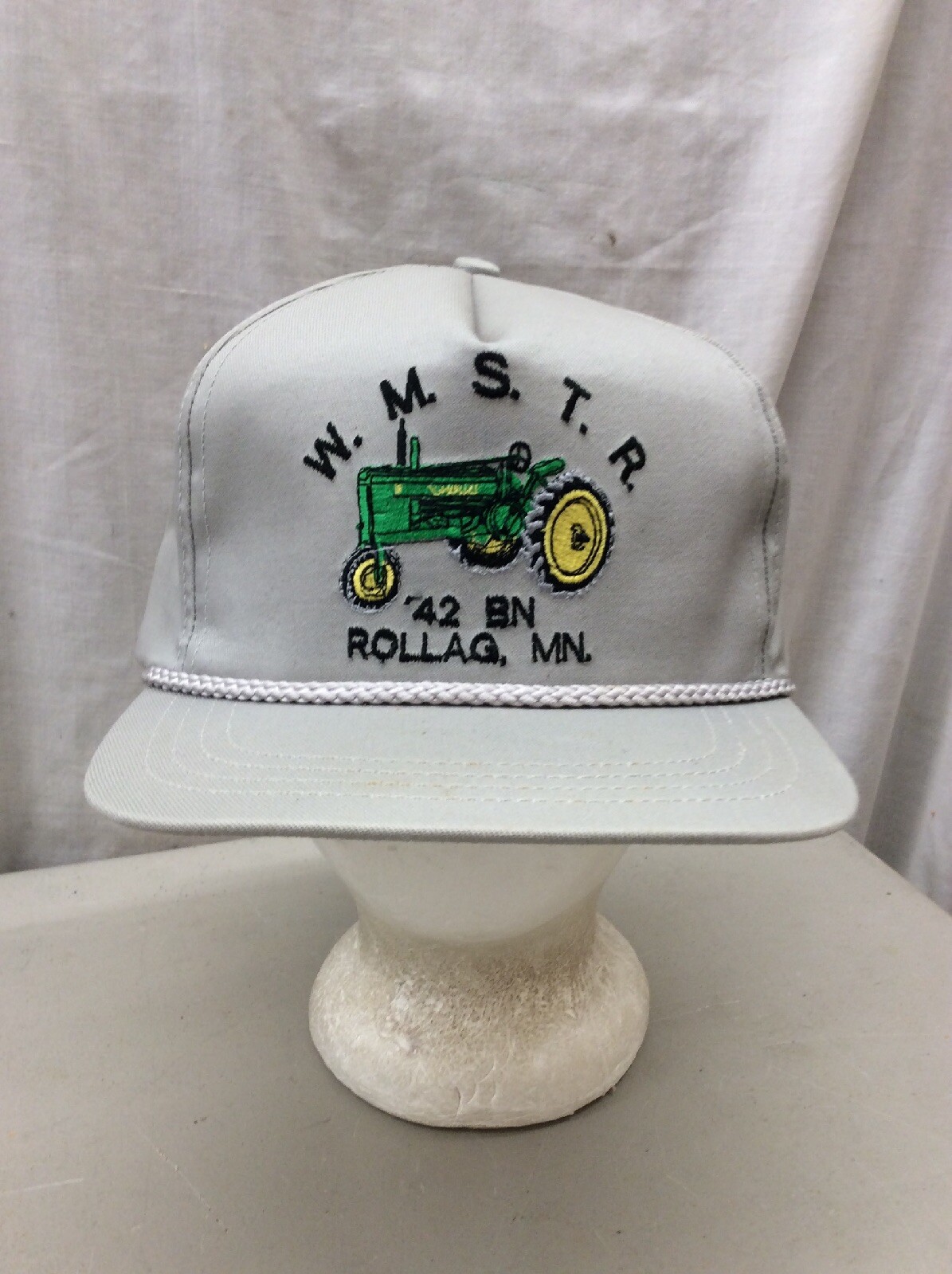 trucker hat baseball cap Vintage Snapback Retro Rollag MN WMSTR Tractor ...