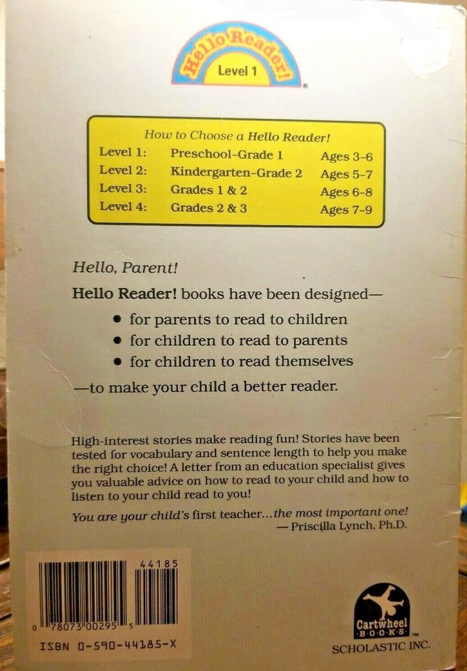 Buzz Said the Bee, Grade 1 (Hello Reader) by Wendy Cheyette Lewison | eBay