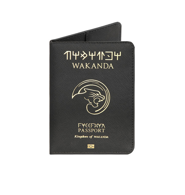 [Premium] Marvel WAKANDA Passport Case Blackpanther Lether Case Marvel ...