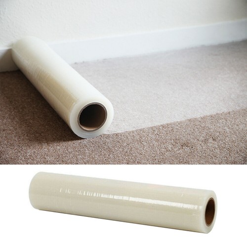 150M Cover Carpet Floor Protection Self Adhesive Protector Clear Roll ...