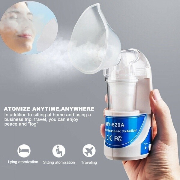 Ultrasonic Sinus Mist Machine Inhaler Humidifier Handheld Adult ...