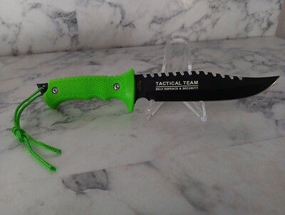 Tactical Team Zombie War 5" Blade Survival Knife With Case New | eBay