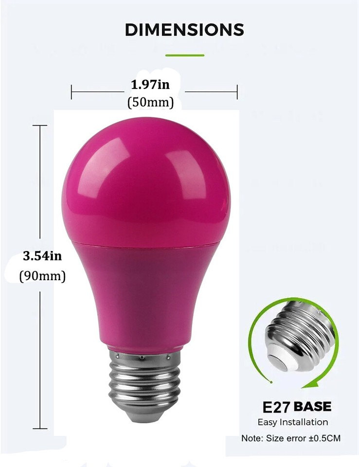 E27 B22 LED Lamp Bulb Non-dimmable Plastic A50 5W SMD 2835 220V Bulbs ...