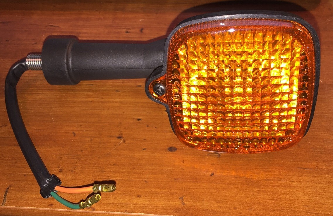 *1EA OEM HONDA LEFT REAR BLINKER ASSY POSTIE/AG BIKE 12V SHOCK ...