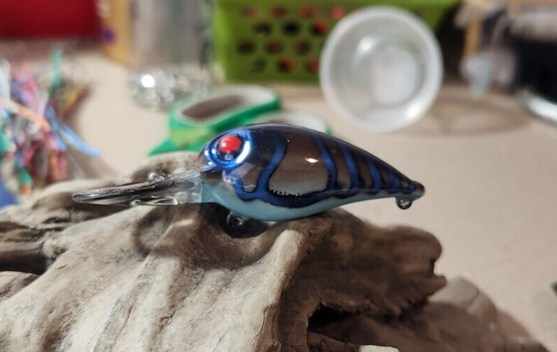 Custom Painted Wiggle Wart(Ghost craw) | eBay
