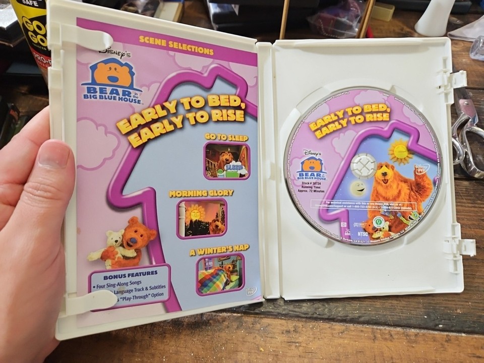 Bear in the Big Blue House: Early to Bed, Early to Rise (DVD, 2005 ...