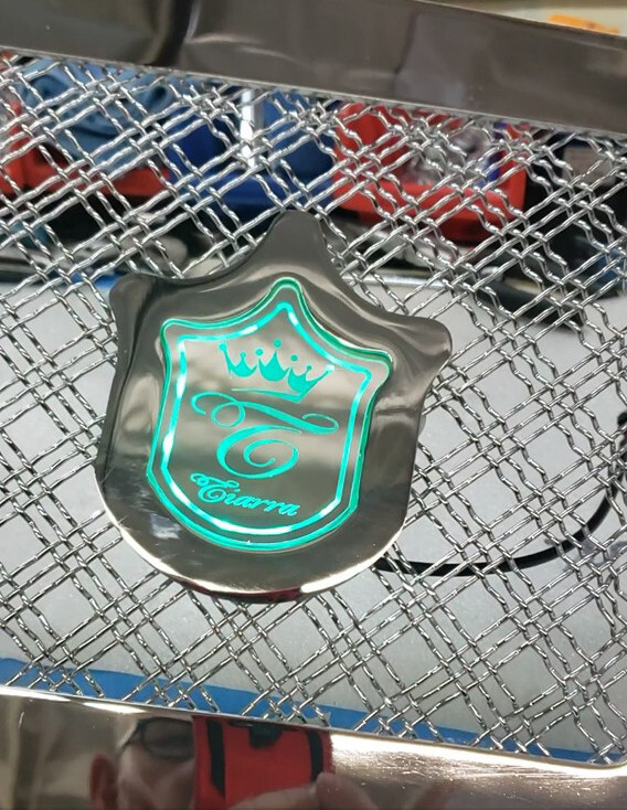 1976 1977 Olds Cutlass Supreme chrome grill dual weave mesh 4pc Tiarra ...