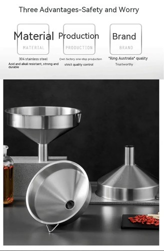 Stainless Steel Funnel Large Diameter Wide Mouth for Commercial and ...