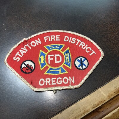 Vintage Obsolete Oregon Fire Department Patch Stayton | eBay