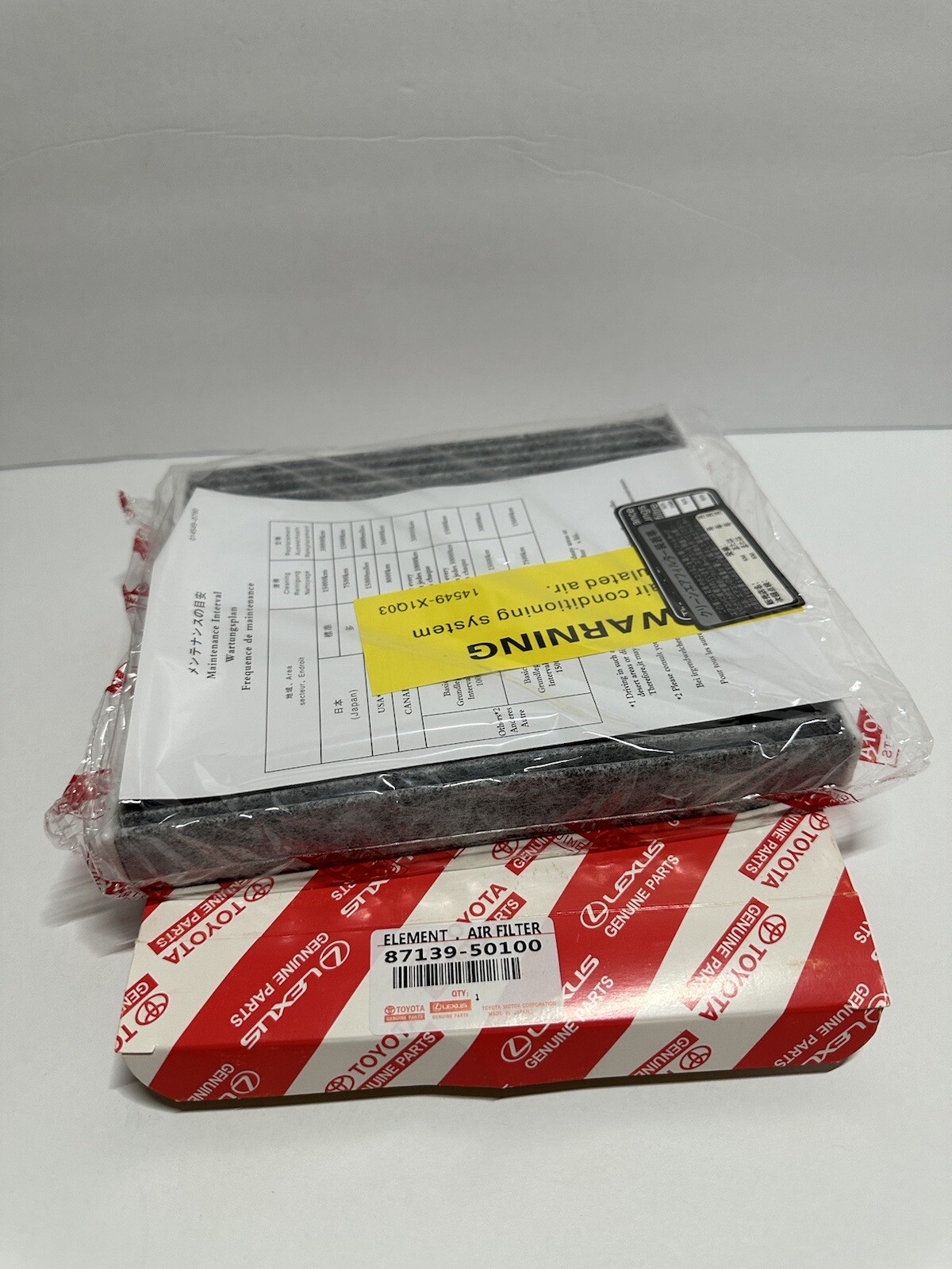 Cabin Air Filter 11 Inch 87139-50100 1 Pcs for Toyota HILUX Kun25 for ...