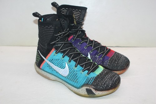 Kobe 10 Elite High “What The” (2015) 815810-900 Size 11 100% Authentic ...