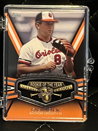 2013 Topps Rookie of the Year Commemorative Trophy Cal Ripken Jr ...