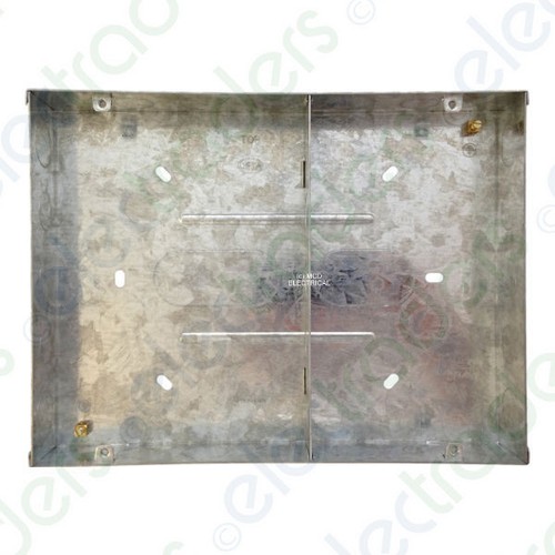 Deta S1985 Multimedia Lounge Plate with DB184 Flush Steel Back Box ...