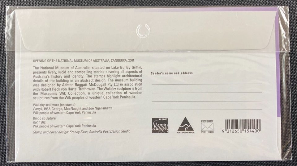 2001 Opening National Museum Of Australia FDC First Day Cover | eBay ...