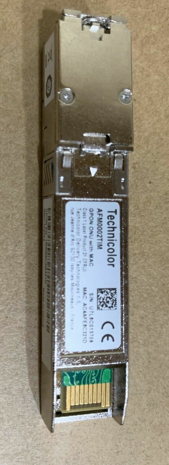 modulo ftth sfp mini ont technicolor gpon onu afm0003 tim per modem tim ...