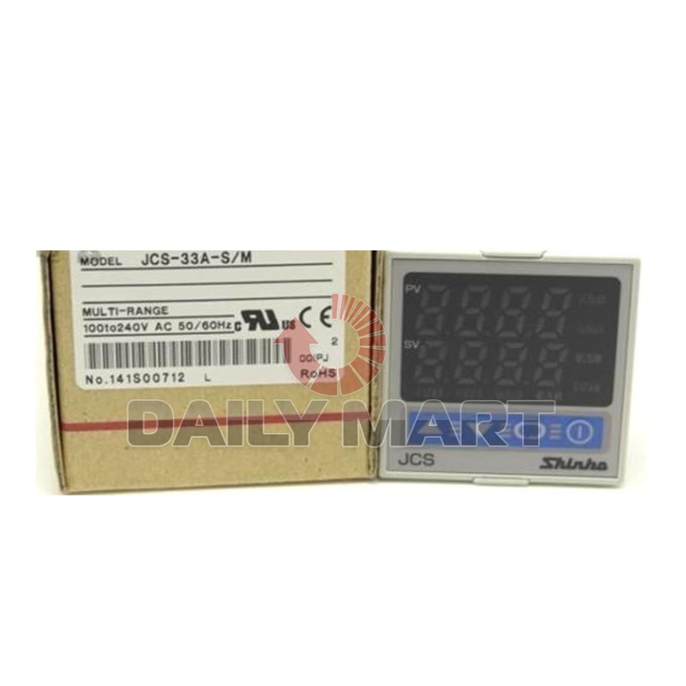 NEW Shinko JCS JCS-33A-S/M DIN Digital Indicating Controller ...