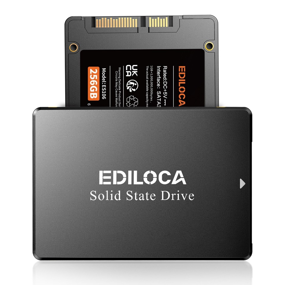 Ediloca ES106 2.5'' SATA SSD 6Gb/s NVME 550 MB/s TLC Internal SSD Hard ...