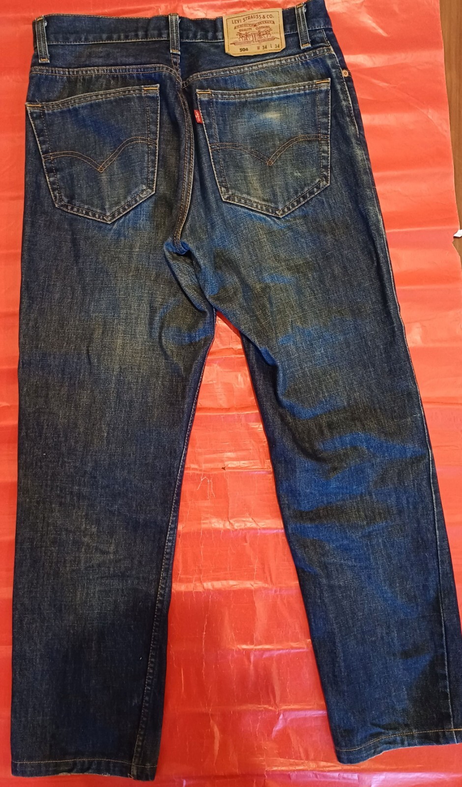 Mens Levis 504 Jeans - Size W34/L34 | eBay