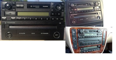 Autoradio VW Gamma 5 V + CD Player T5 T4 Multivan Polo Passat Golf Lupo ...