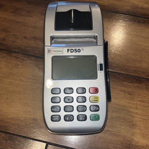 FirstData FD50 Ti Credit Card Payment Terminal Only | No Cords ...