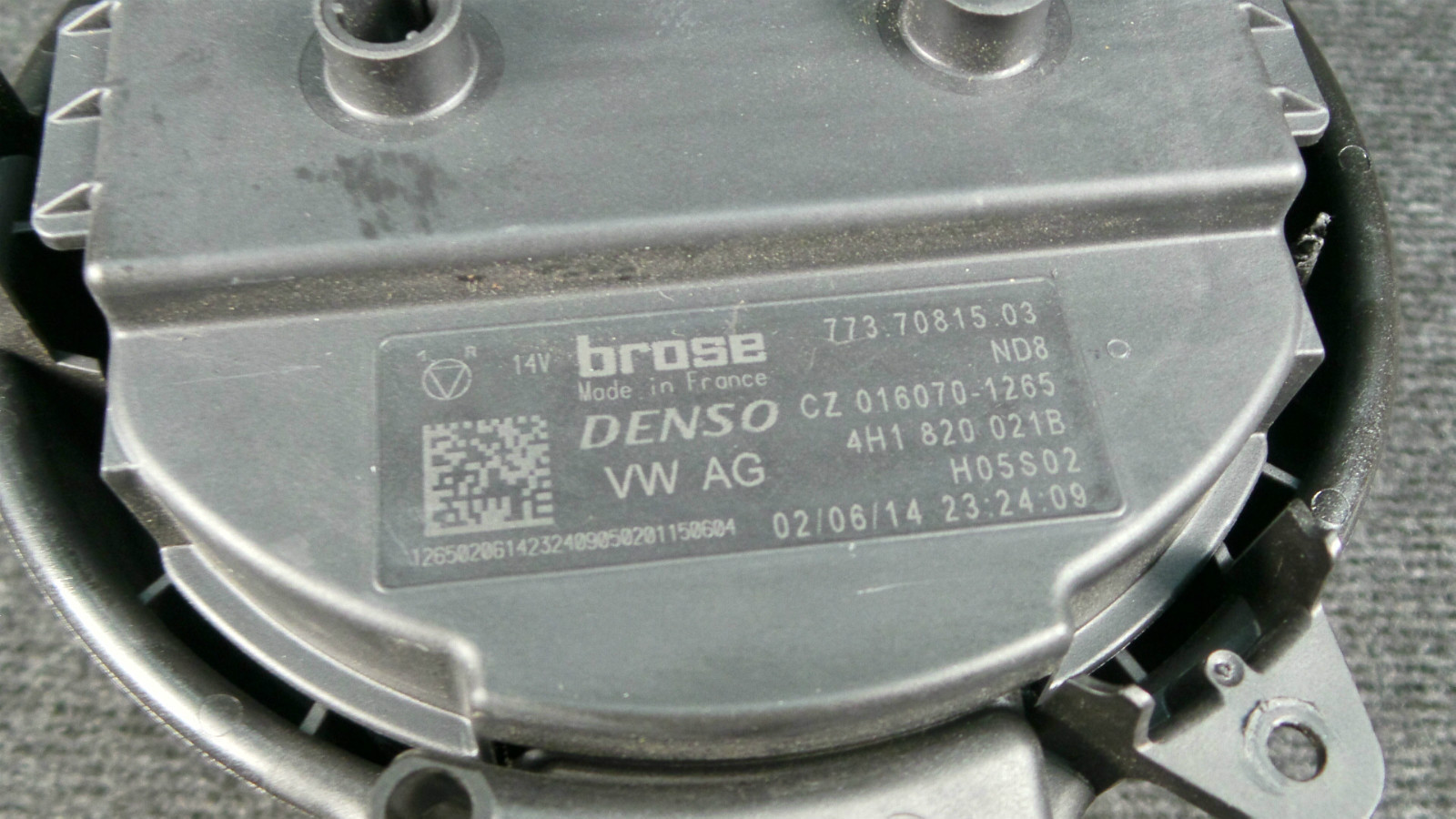 AUDI A6 A7 4G A8 4H Gebläsemotor Heizungsgebläse 4H1820021B / 4H1 820 ...