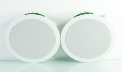 2x Emphasys IC60 White Surround Sound In Ceiling Speakers n974 | eBay