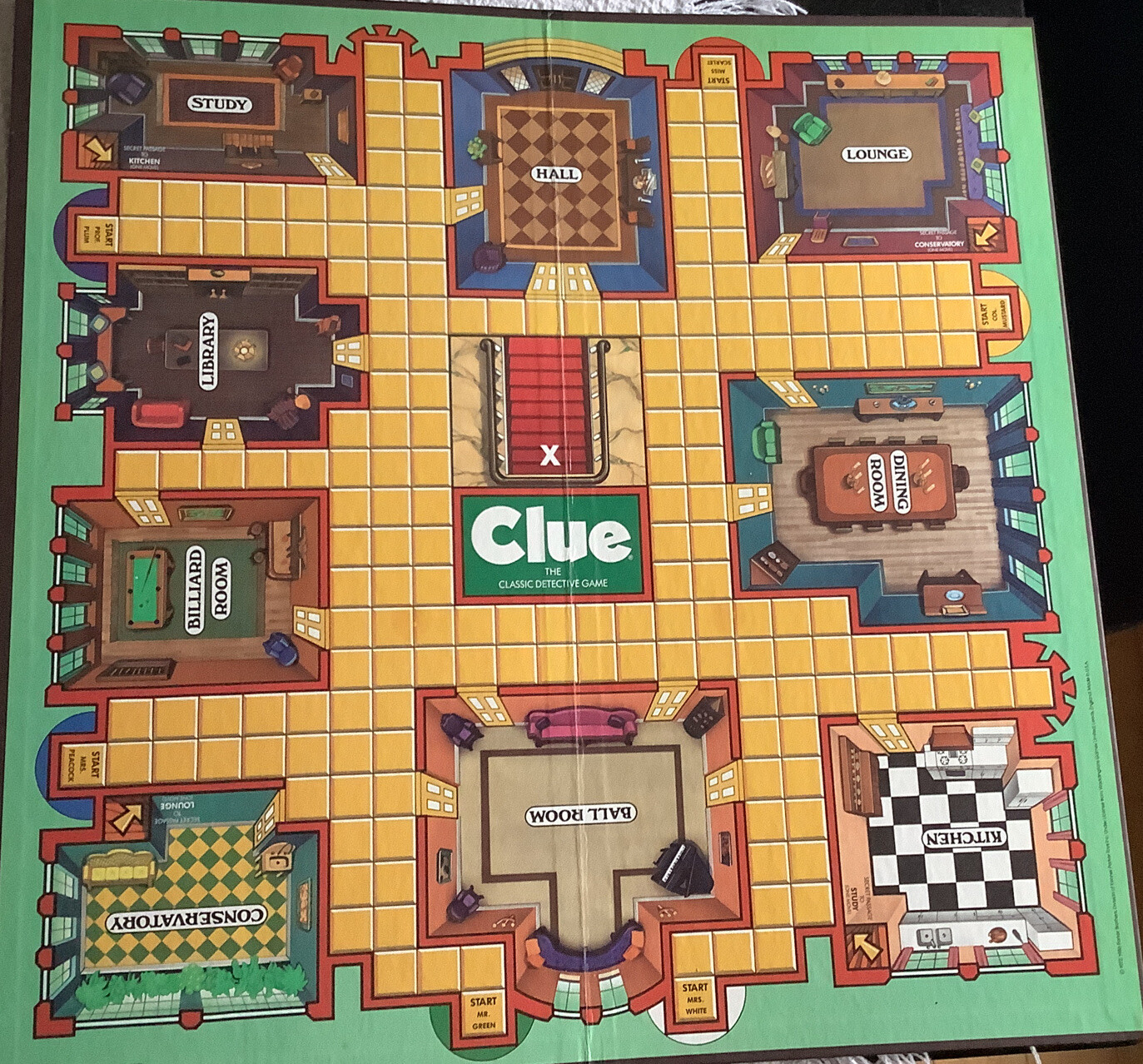 Vintage Clue Board Game