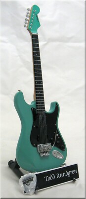 TODD RUNDGREN Miniature Guitar Foamy P-Project Utopia w/ Guitar Pick | eBay