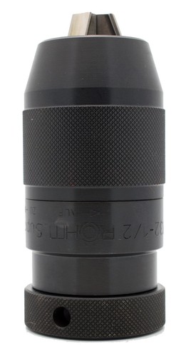 Rohm Supra-I Heavy Industrial Keyless Drill Chuck 1/32" - 1/2"Capacity ...
