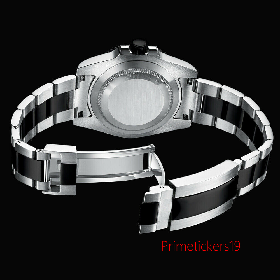 BLIGER NH35A 40mm Men's Automatic Watch Two Tone Bracelet Sterile Dial ...