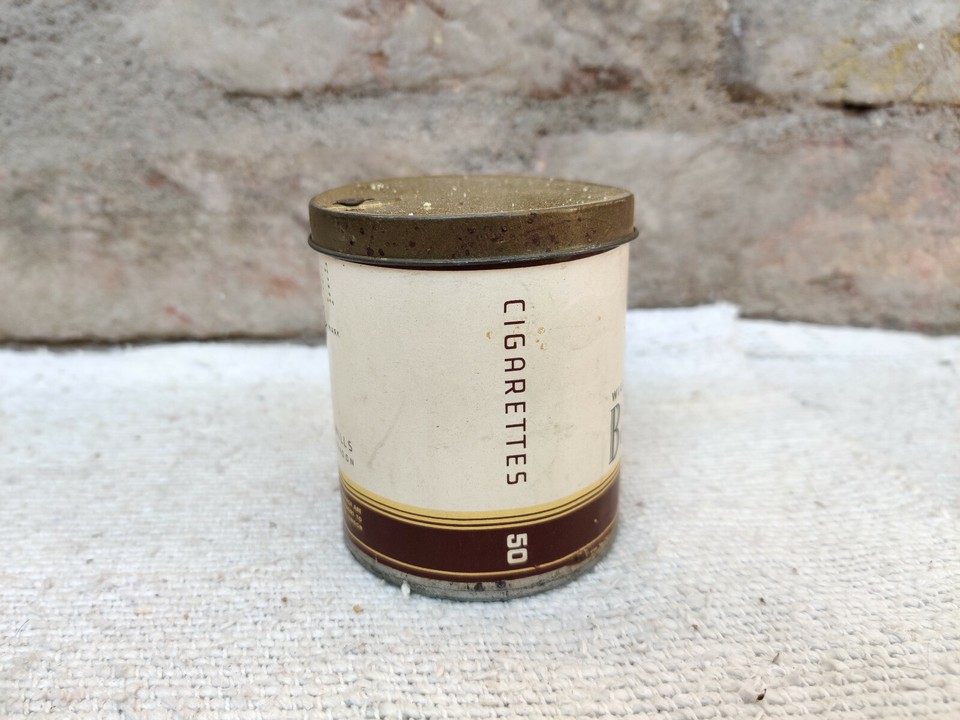 1940s Vintage Wills Berkeley Cigarette Round Tin Box Bristol London ...