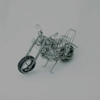 Handmade Motorcycle Harley Davidson Recycled Eco-friendly Material Wire ...