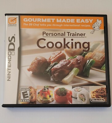 Personal Trainer: Cooking (Nintendo DS, 2008) In Box, w/ Instruction ...