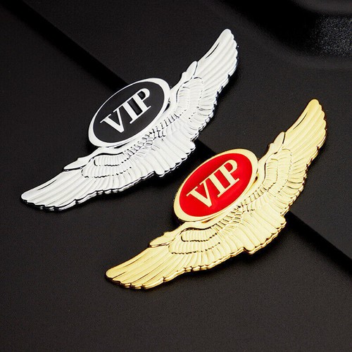 3D Wings Metal Luxury VIP Logo Car Bonnet Hood Emblem Badge Decals ...