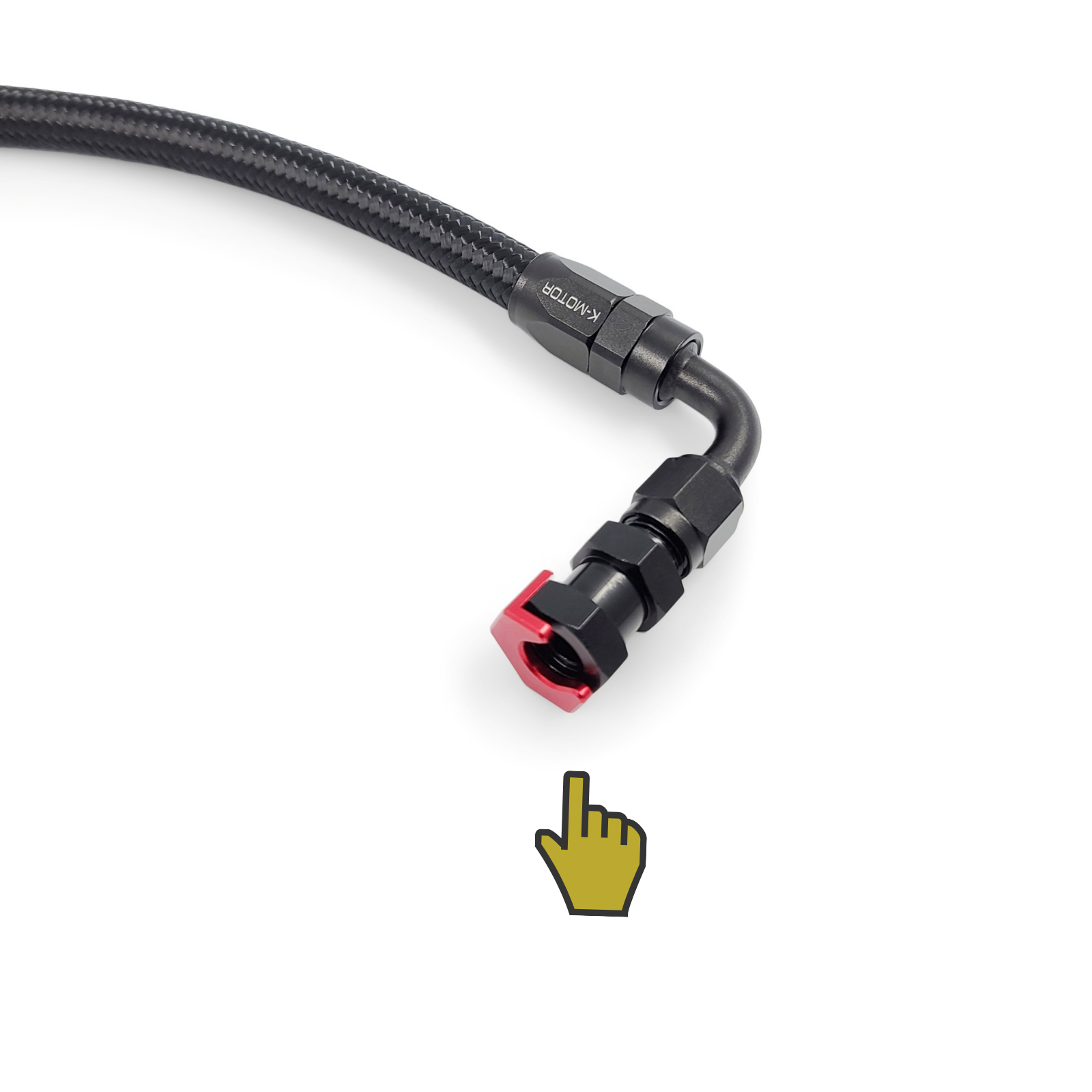 6AN to 3/8 Quick Connect Fitting - Push on Adapter for Fuel Hardline ...