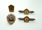 Set of 4 Czechoslovak badges Cold war 70´s 80´s Czech badge insignia ...