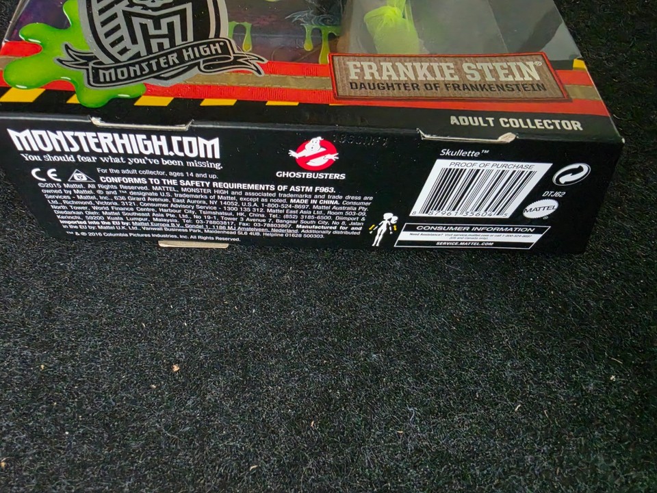 Monster High, Ghostbusters, Frankie Stein - NEW IN BOX SDCC | eBay