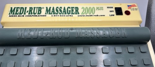 Medi Rub Vibrating Foot Massager 2000 Plus Model MR-3F Massage Machine ...