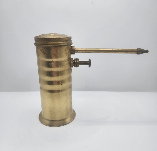 Vintage Eagle No. 66 Finger Pump Brass Oiler Oil Can Straight Shaft | eBay