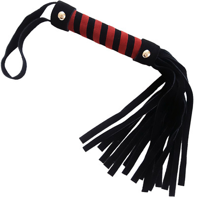 Bondage Flogger FROM Sensual Desire Short Handled Suede Whip Erotic ...