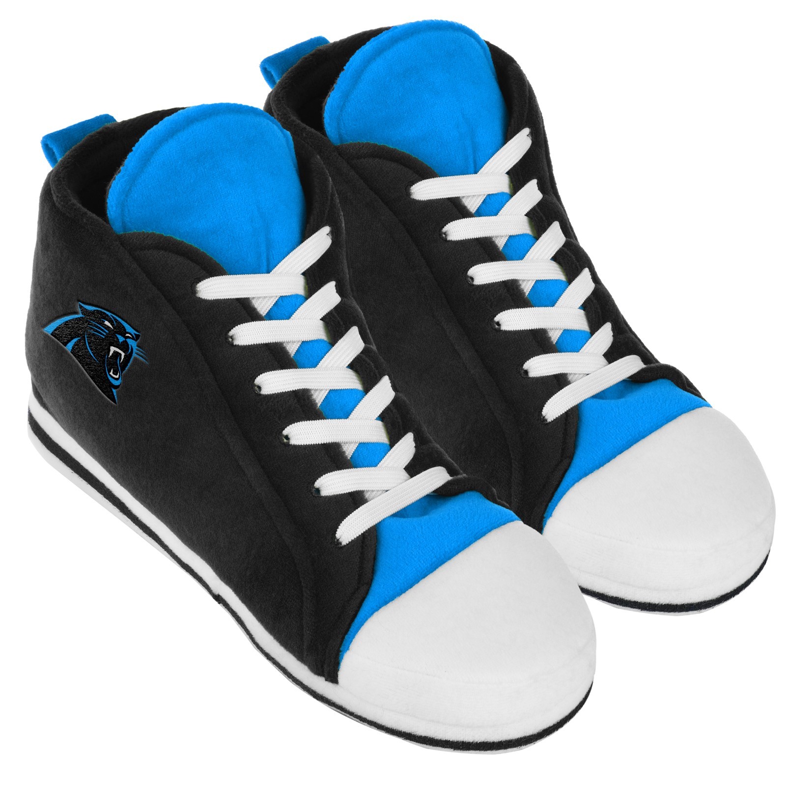 Carolina Panthers High Top Sneaker SLIPPERS New - FREE U.S.A. SHIPPING ...