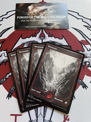 Mountain x4 4x 4 275 - MTG - MID - Innistrad: Midnight Hunt | eBay