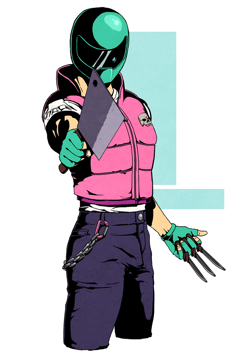 Hotline Miami Biker Sketches Hotline Miami Biker PNG Images, Hotline