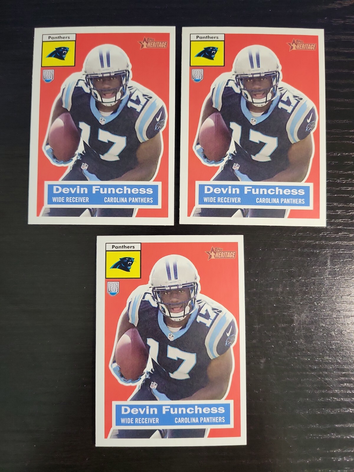 2015 Topps Heritage Football Card #78 Devin Funchess LOT | eBay