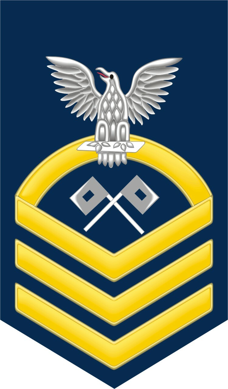 Signalman SM Navy Chief E-7 Gold 5.5" Rank Sticker / Decal | eBay