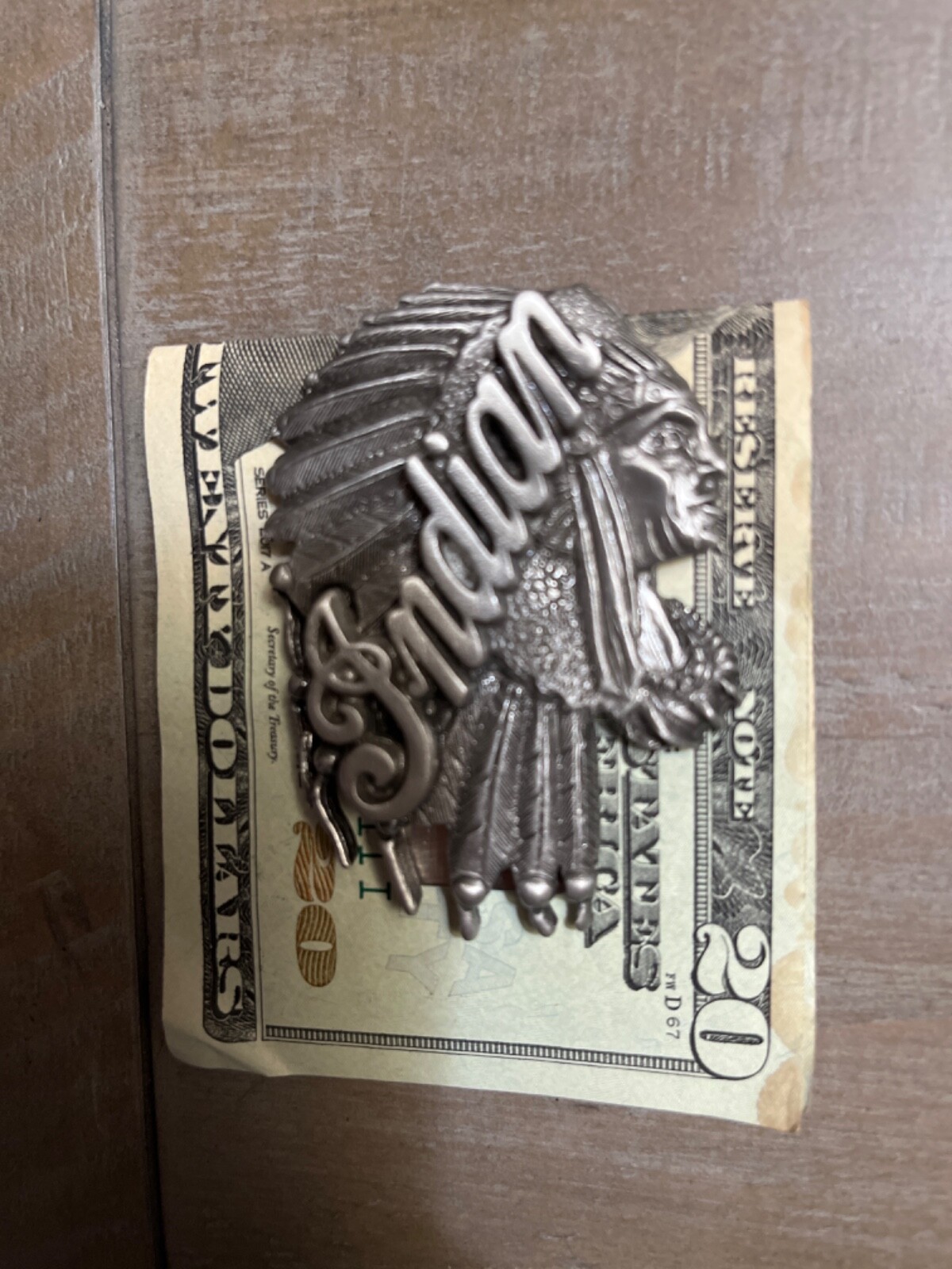 MONEY CLIP INDIAN CHIEF FABULOUS! HEIRLOOM. | eBay