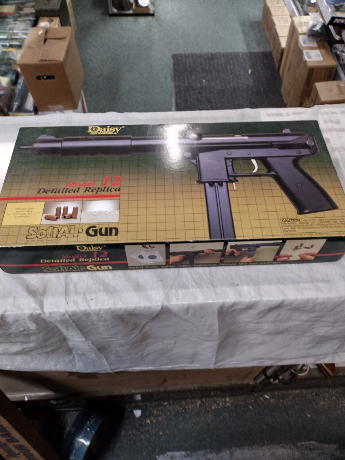 VINTAGE RARE DAISY MODEL 12 DETAILED REPLICA TEC 9 (KG-9) SOFTAIR NEW ...
